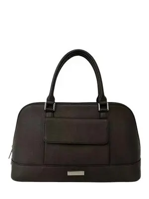 Burberry Leather Handbag - Brown