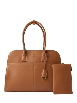 THE BAG ICON St. Cyr Modern Tote Bag - Black/brown