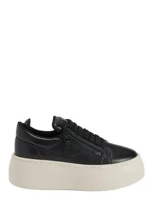 GIUSEPPE ZANOTTI Maxi Lace-up Sneakers - Black