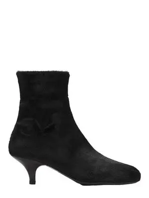 Marsèll 50mm Kitten-heel Leather Boots - Black
