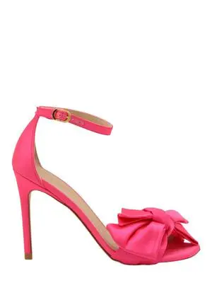 STUART WEITZMAN Bow Detailed Open Toe Sandals - Red