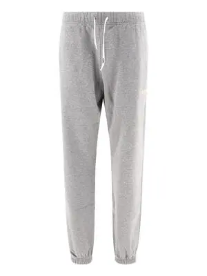 AUTRY Logo Embroidered Drawstring Sweatpants - Gray