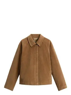 Woolrich Corduroy Overshirt With Lapel Collar - Brown