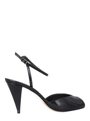 Casadei Ankle Strap Stiletto Heeled Sandals - Black