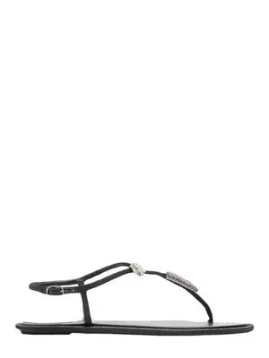 Rene Caovilla Katy Crystal-embellished Sandals - Black