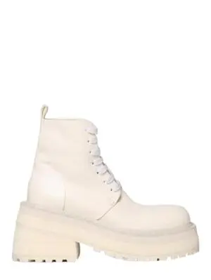 Marsèll Chunky Sole Lace-up Combat Boots - White