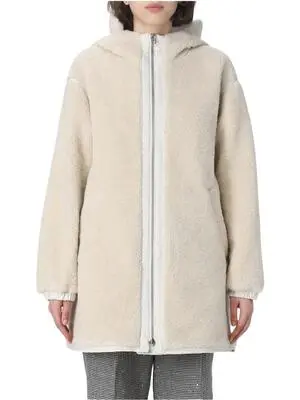 Woolrich Reversible Hooded Parka Coat - Nude