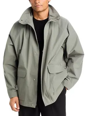 JIL SANDER Oversized Fit Technical Drill Blouson Jacket - Sage Green