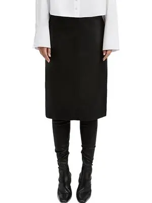 Derek Lam 10 Crosby Leather Pencil Skirt - Black
