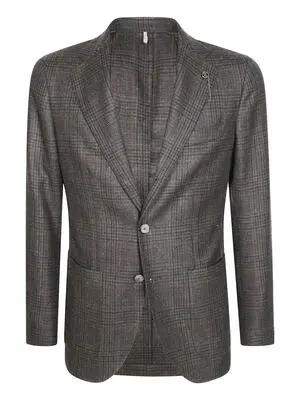 SANTANIELLO Galles Wool Soft-touch Cashmere Jacket - Verde