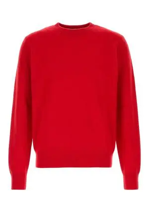 ENTIRE STUDIOS Wool Blend Crew Neck Sweater - Red