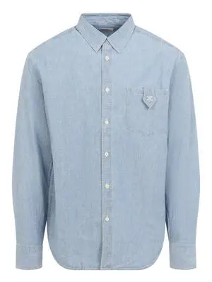 Celine Loose Cotton Shirt - Blue