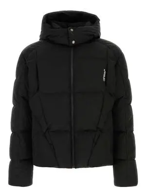 Off-White Quilted Padded Jacket - Black