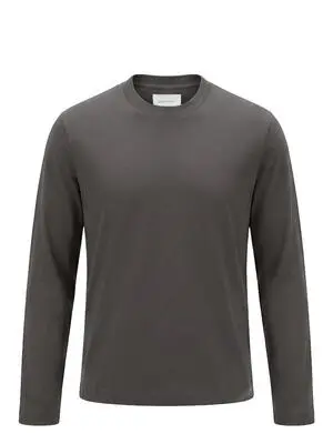 BERNER KUHL Long Sleeve Tee With Seam Detail - Grey