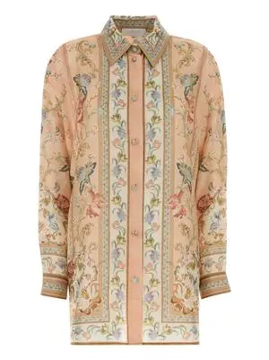 Zimmermann ZIMMERMANN Printed Silk Oversized Shirt Floral