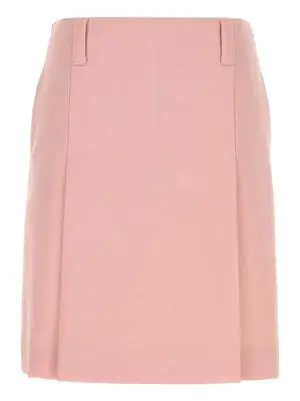 Miu Miu Mohair Blend Mini Skirt - Pink