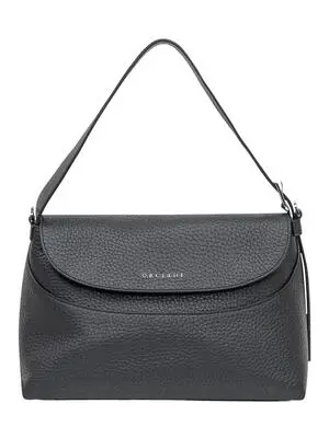 Orciani Nana Soft Mini Midi Shoulder Bag - Nero