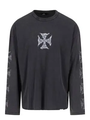 REPRESENT Graphic Long-sleeve T-shirt - Black