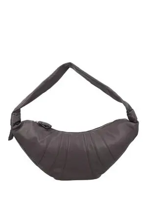 LEMAIRE LEMAIRE Mini Cow Leather Shoulder Bag Brown