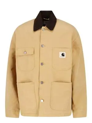 CARHARTT WORK IN PROGRESS CARHARTT WIP Canvas Chore Jacket With Corduroy Collar