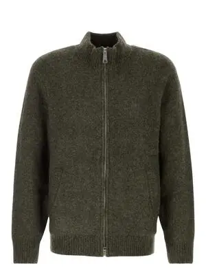 Carhartt Work In Progress Zip Up Knit Jacket - Brown