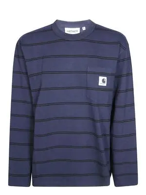 Carhartt Long Sleeve Cotton Pocket T-shirt - Beige