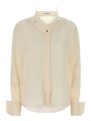 Givenchy Deconstructed Collar Shirt - Ecru