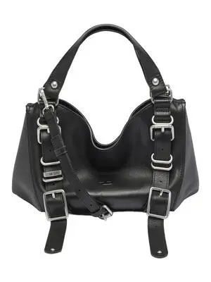 DIESEL® Leather Convertible Tote Bag - Nero