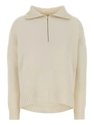 Max Mara Max Mara Crasso Cashmere Oversize Sweater White