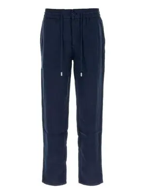 Vilebrequin Vented Linen Parc Pants - Blue