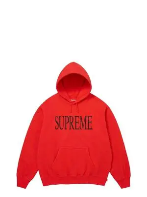 Supreme Capital Hooded Sweatshirt - Dark Orange