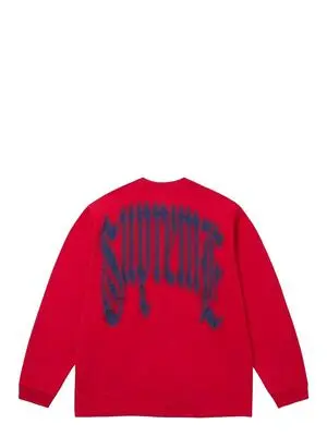 Supreme Fw26 Intarsia L/s T-shirt - Red