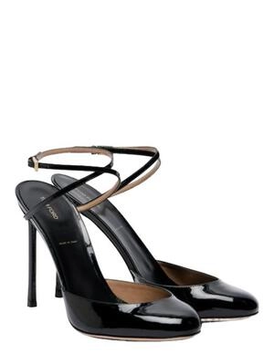 TOM FORD Patent Leather Slingback Pumps - Black