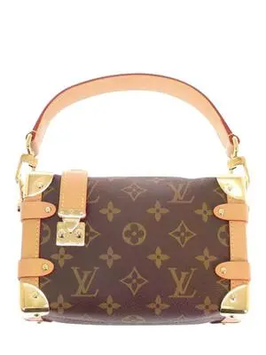 LOUIS VUITTON Monogram Side Trunk Pm Satchel - Brown