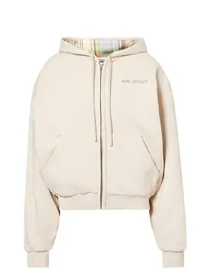 Acne Studios Relaxed-fit Cotton Hoody - Light Blue