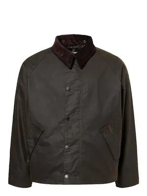 Barbour Transport Waxed-cotton Jacket - Olive