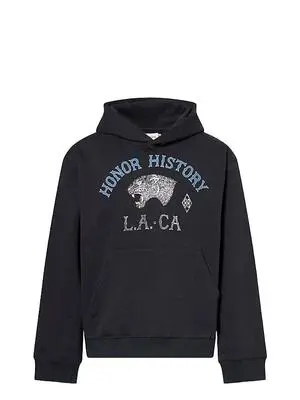 HONOR THE GIFT Cotton-jersey Hoody - Black