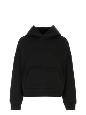ENTIRE STUDIOS Oversize Cotton Hoodie - Black