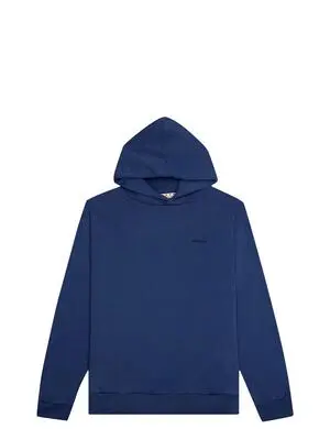Marni Marni Brushed Logo Hoodie Blue