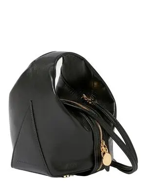 Stella McCartney Stella McCartney Camelia Micro Leather Bag Black