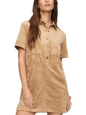 Z SUPPLY Z Supply Leone Faux Suede Mini Dress