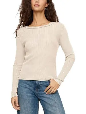 Z Supply Z SUPPLY Arlet Thermal Top Soft Ecru