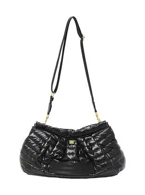 THINK ROYLN Hold Me Close Large Quilted Convertible Clutch - Black