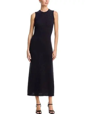 ELEVENTY Eleventy Round Neck Cashmere Sleeveless Dress