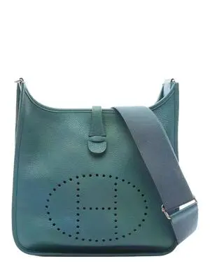 Hermès Clemence Evelyne Iii 29 Crossbody Bag - Blue