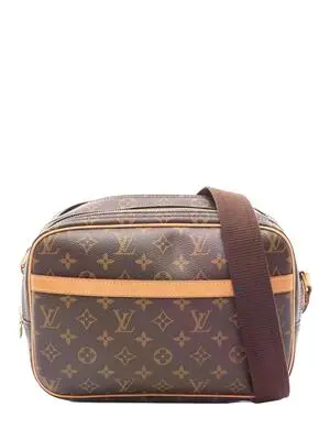 LOUIS VUITTON Monogram Reporter Pm Crossbody Bag - Brown