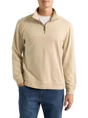 Tommy Bahama Coastal Half-zip Pullover - Feather Grey