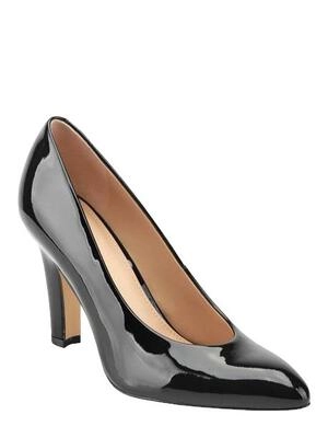Marc Fisher Mllianne Pointed Toe Block Heel Pumps - Black