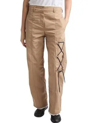 KUR KuR Wide Leg Cotton Pants