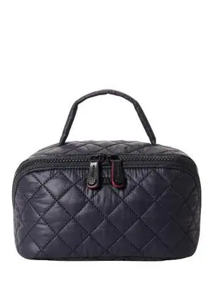 Mz Wallace Accordion Quilted Cosmetics Case - Black